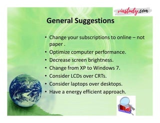 Green Computing By Durgesh Singh | PDF | Computing | Technology & Computing