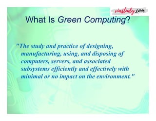 Green Computing By Durgesh Singh | PDF | Computing | Technology & Computing