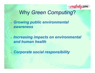 Green Computing By Durgesh Singh | PDF | Computing | Technology & Computing