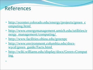 Green computing | PPT