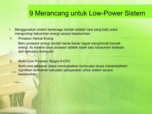 Green Computing Guide | PPSX