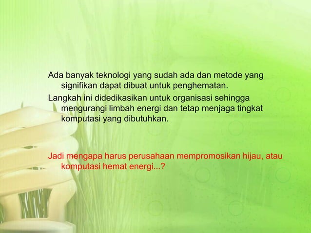 Green Computing Guide | PPSX