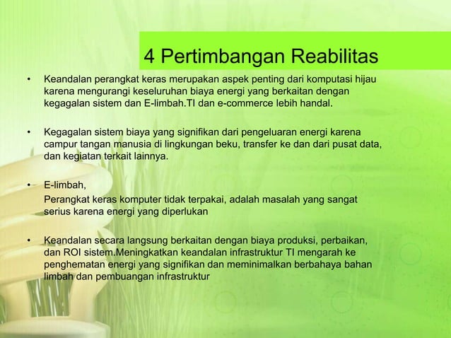 Green Computing Guide | PPSX