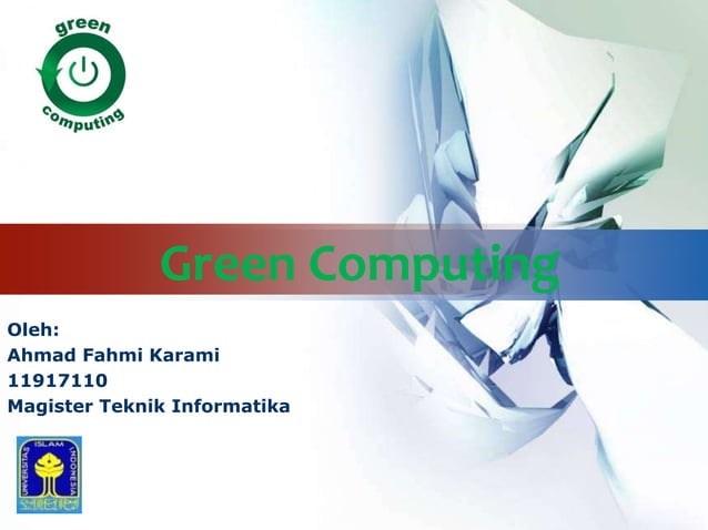 Green computing | PPTX