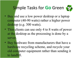 Green Computing | PPT