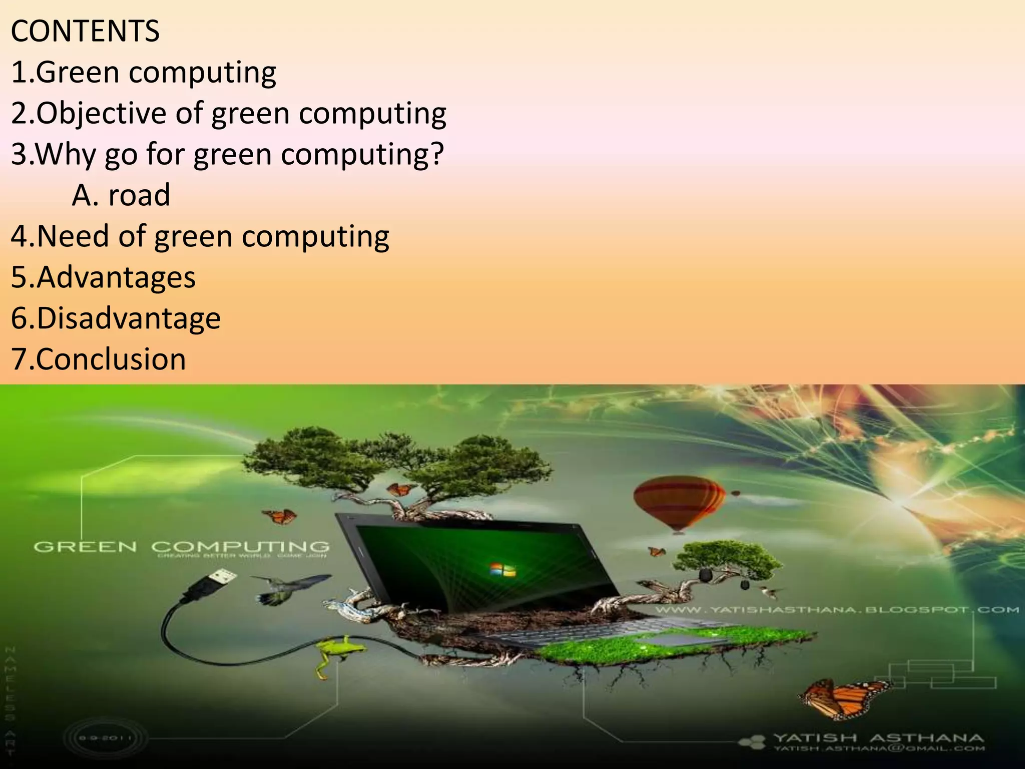 Green computing | PPTX