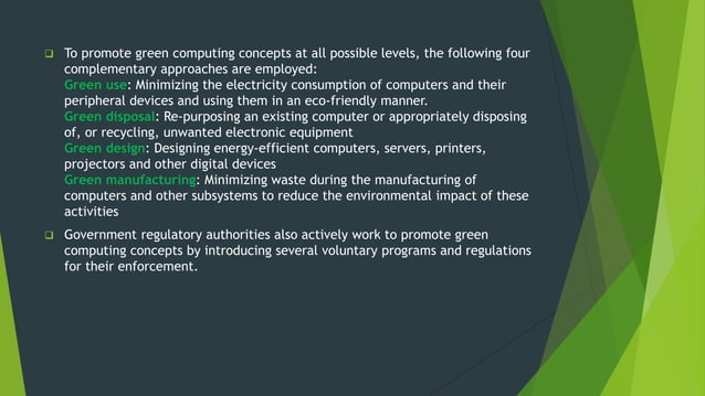 Green computing | PPT