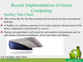 Green computing | PPTX