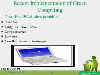 Green computing | PPTX