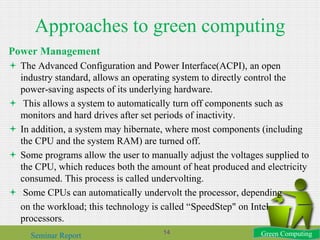 Green computing | PPT