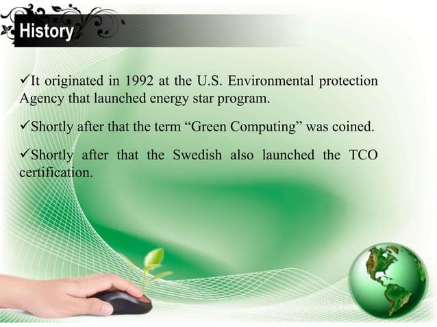 Green computing | PPTX