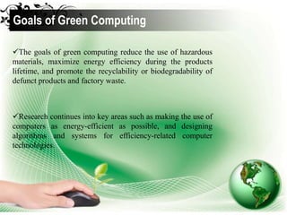 Green computing | PPTX