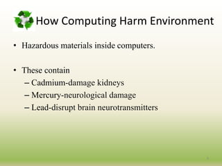 Green computing | PPTX