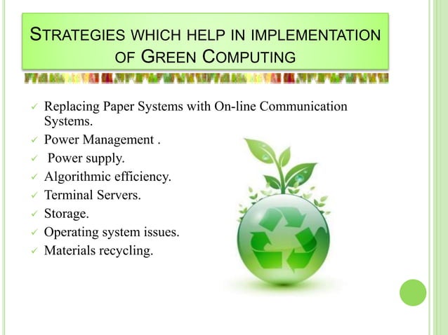 Green computing | PPT