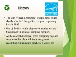 Green computing | PPT