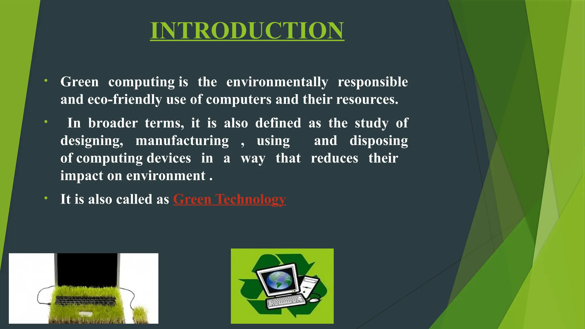 Green computing of software programming. | PPT