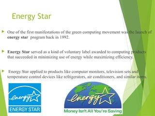 Simple presentation on Green computing | PPT