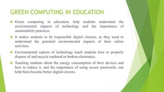Green Computing - Presentation | PPTX