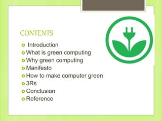 Green computing | PPT