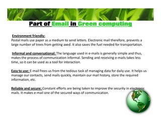 Green computing dev & Best Green Office practices | PPT