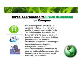 Green computing dev & Best Green Office practices | PPT