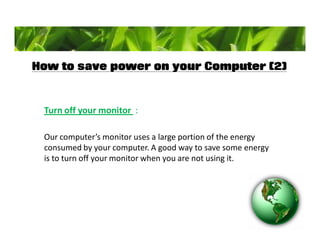 Green computing dev & Best Green Office practices | PPT