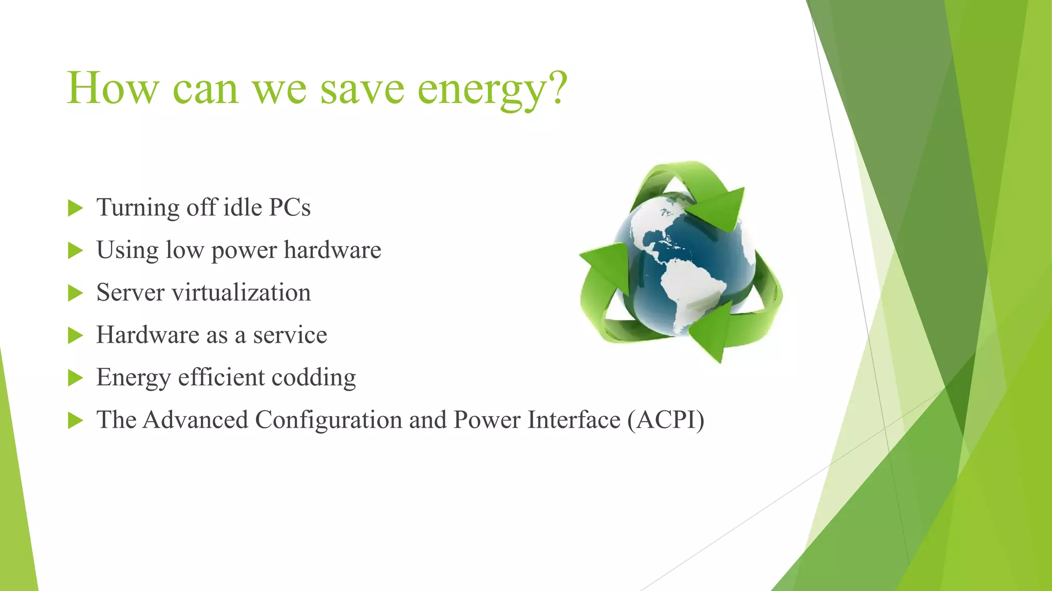 Green computing | PPTX
