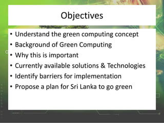 Green computing | PPTX