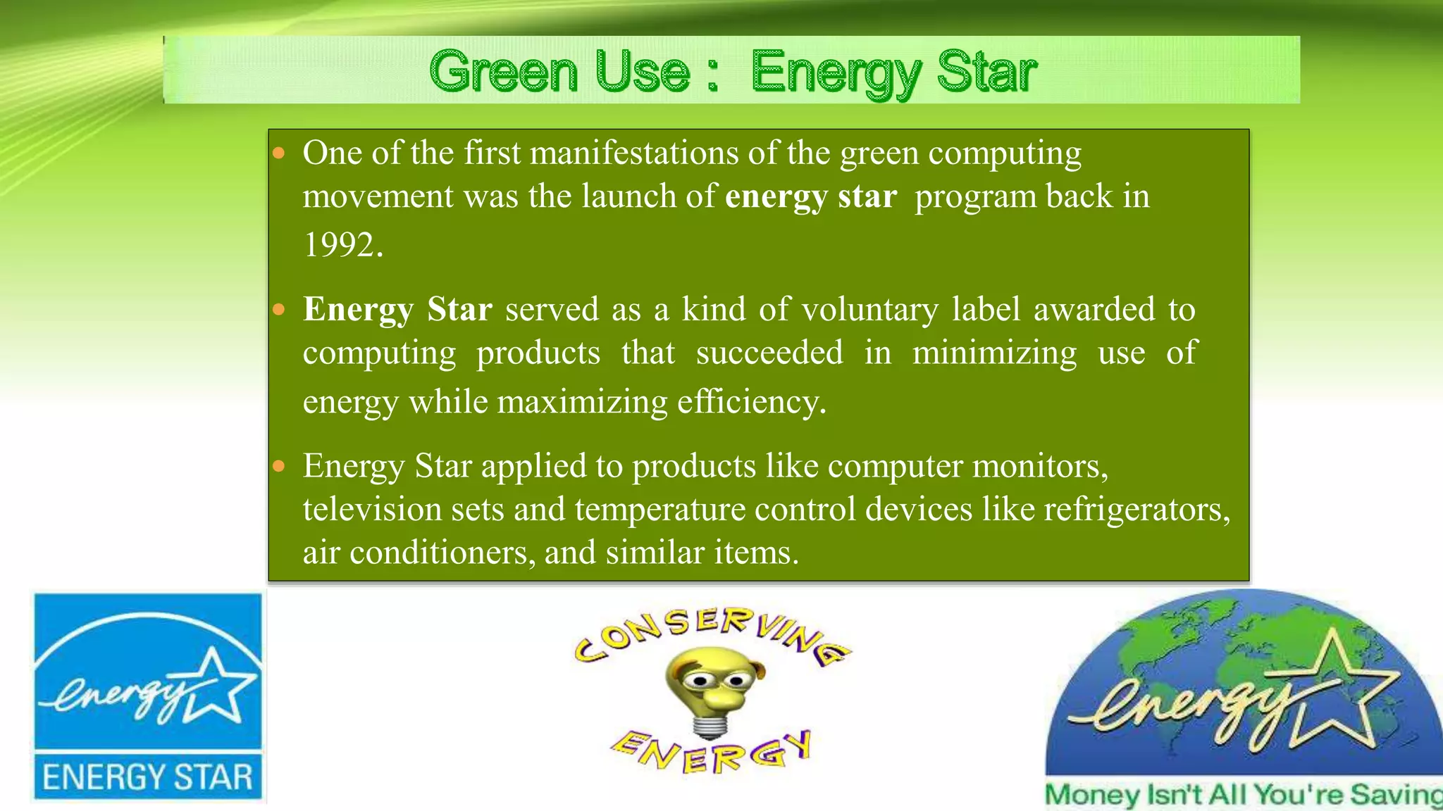Green computing introduction | PPT
