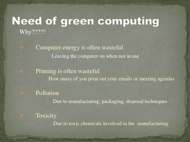 Green Computing Ppt