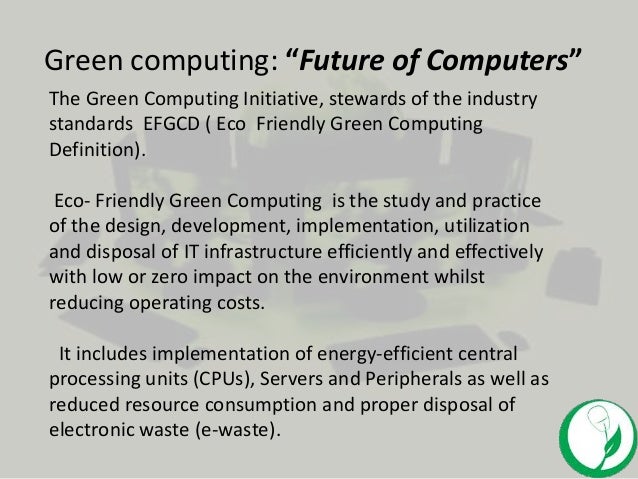 Green computing