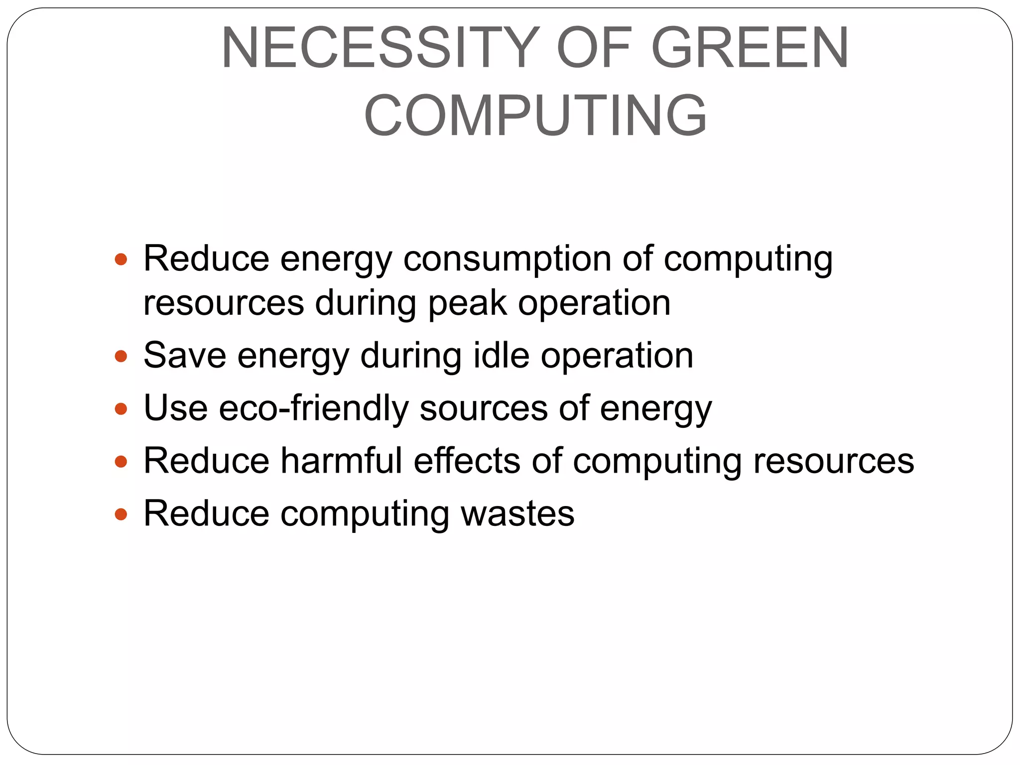Green computing ppt | PPTX