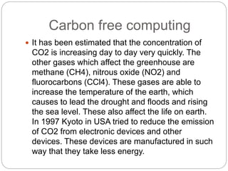 Green computing ppt | PPTX