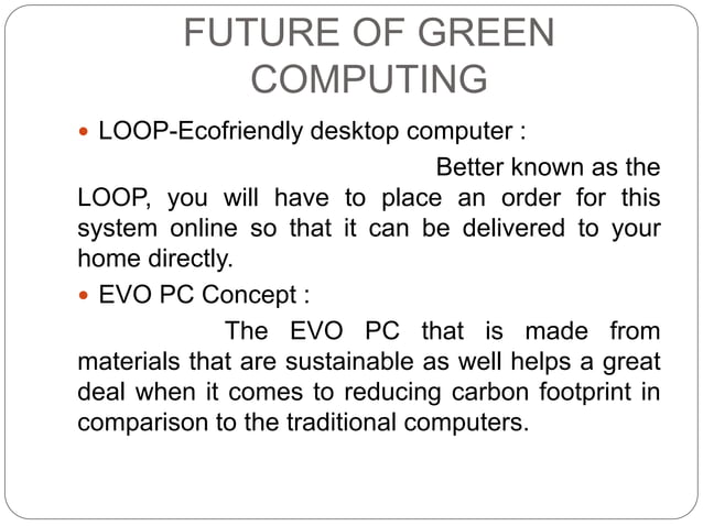 Green computing ppt | PPTX