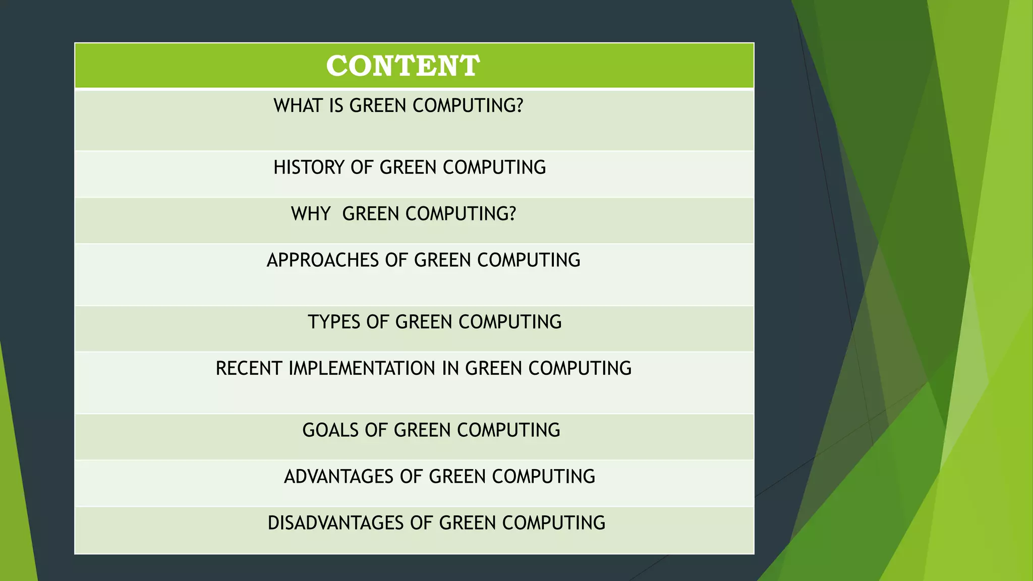 Green computing ppt | PPTX