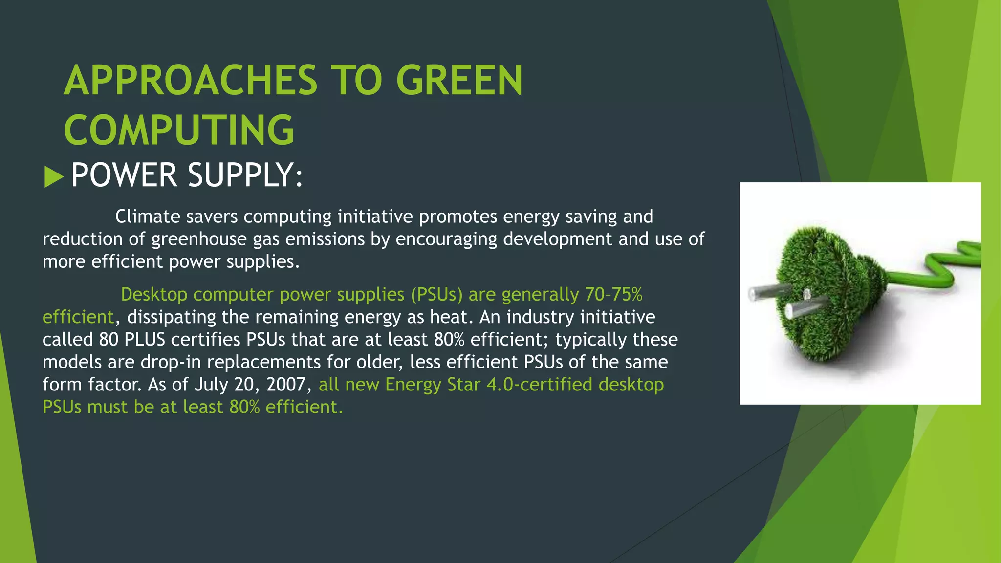 Green computing ppt | PPTX