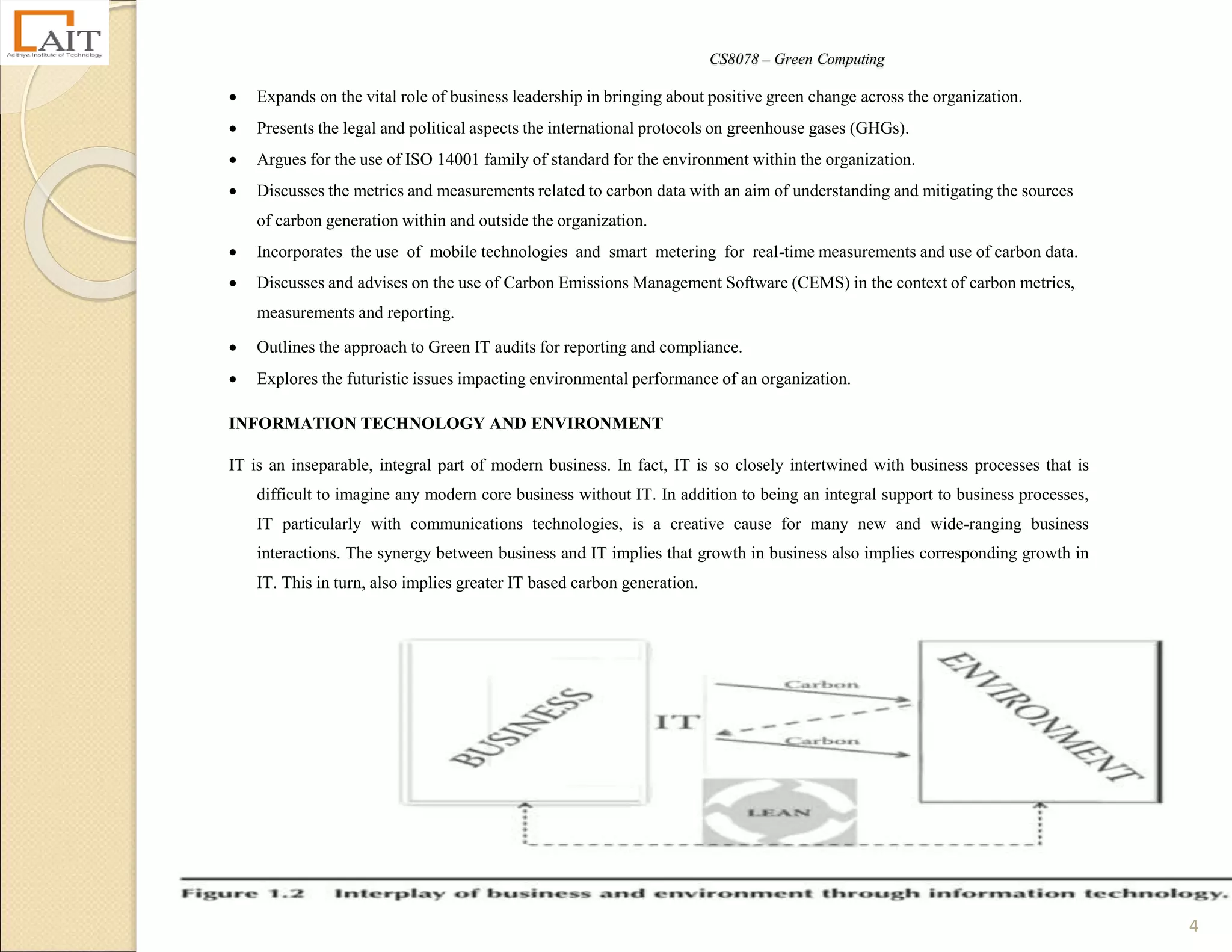 Green Computing Ppt Notes Ppt