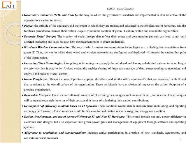 Green Computing Ppt Notes Ppt