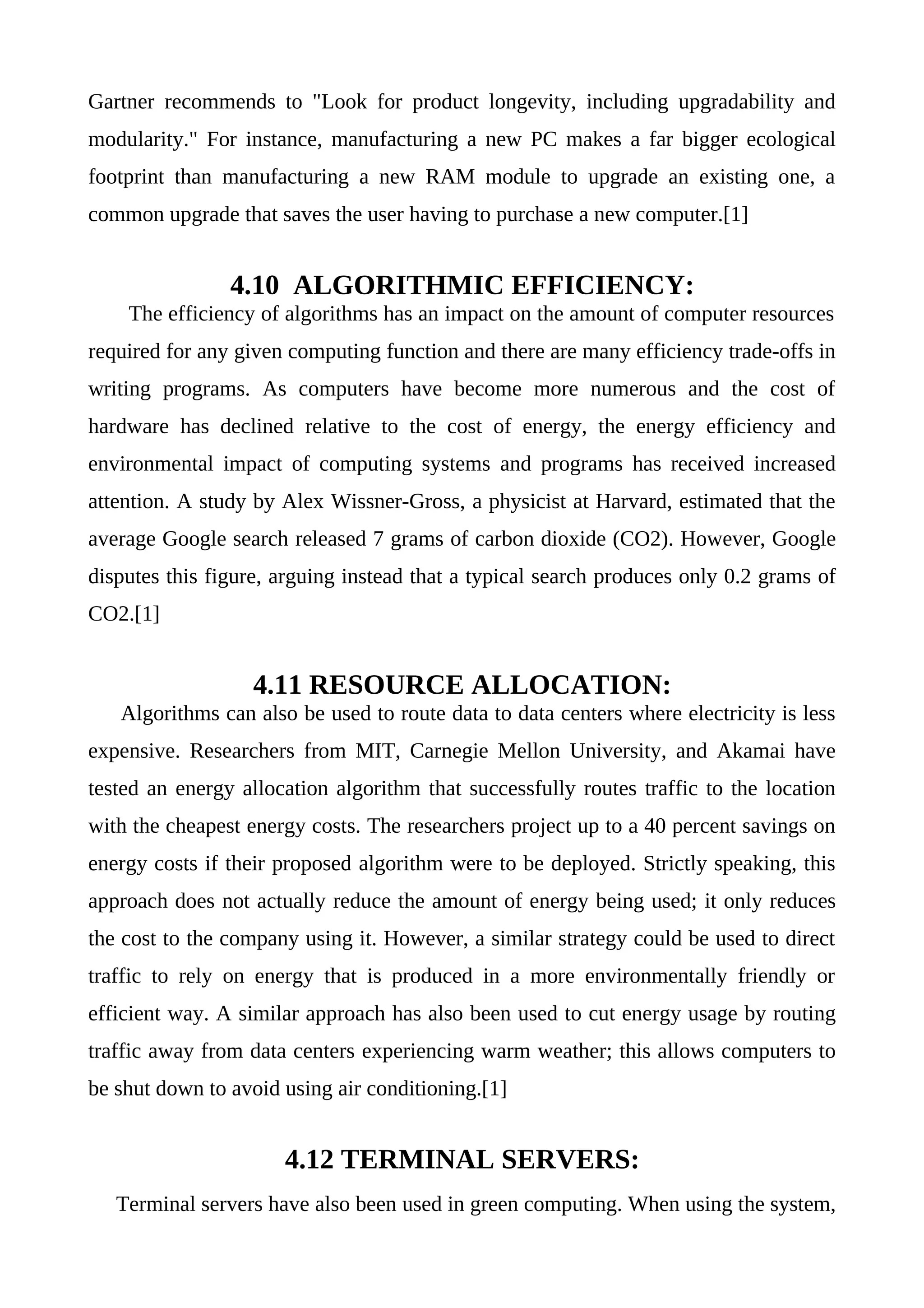 Green Computing Seminar | PDF