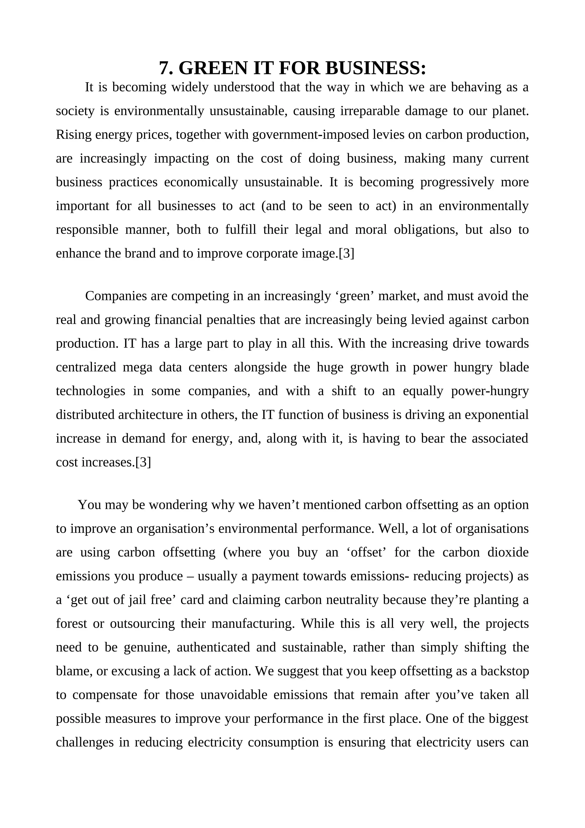 Green Computing Seminar | PDF