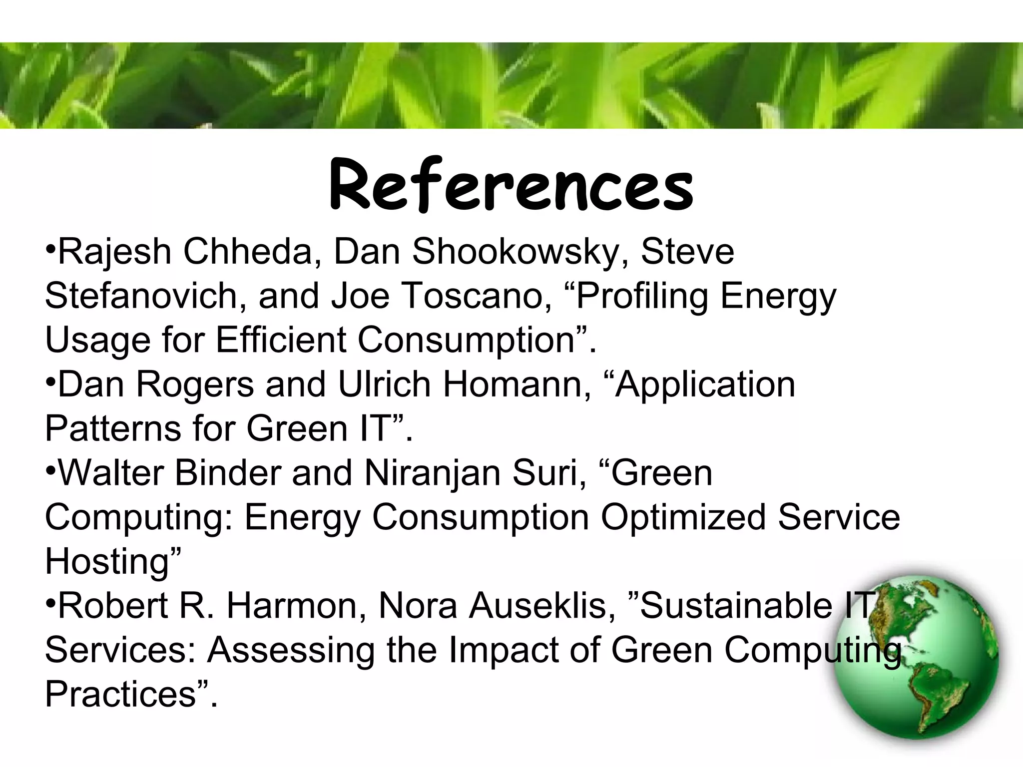 Green Computing | PPT