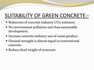 Green conc. ppt | PPT