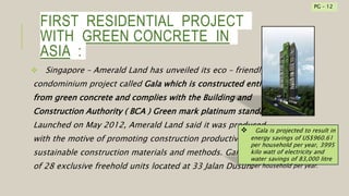 GREEN concrete ppt for civil engineering seminar | PPT