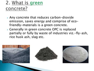 Green concrete | PPT