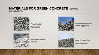 Green concrete | PPTX