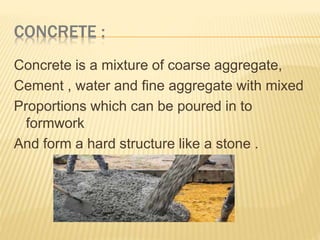 Green concrete power point presentation | PPTX