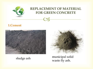 Green concrete | PPTX