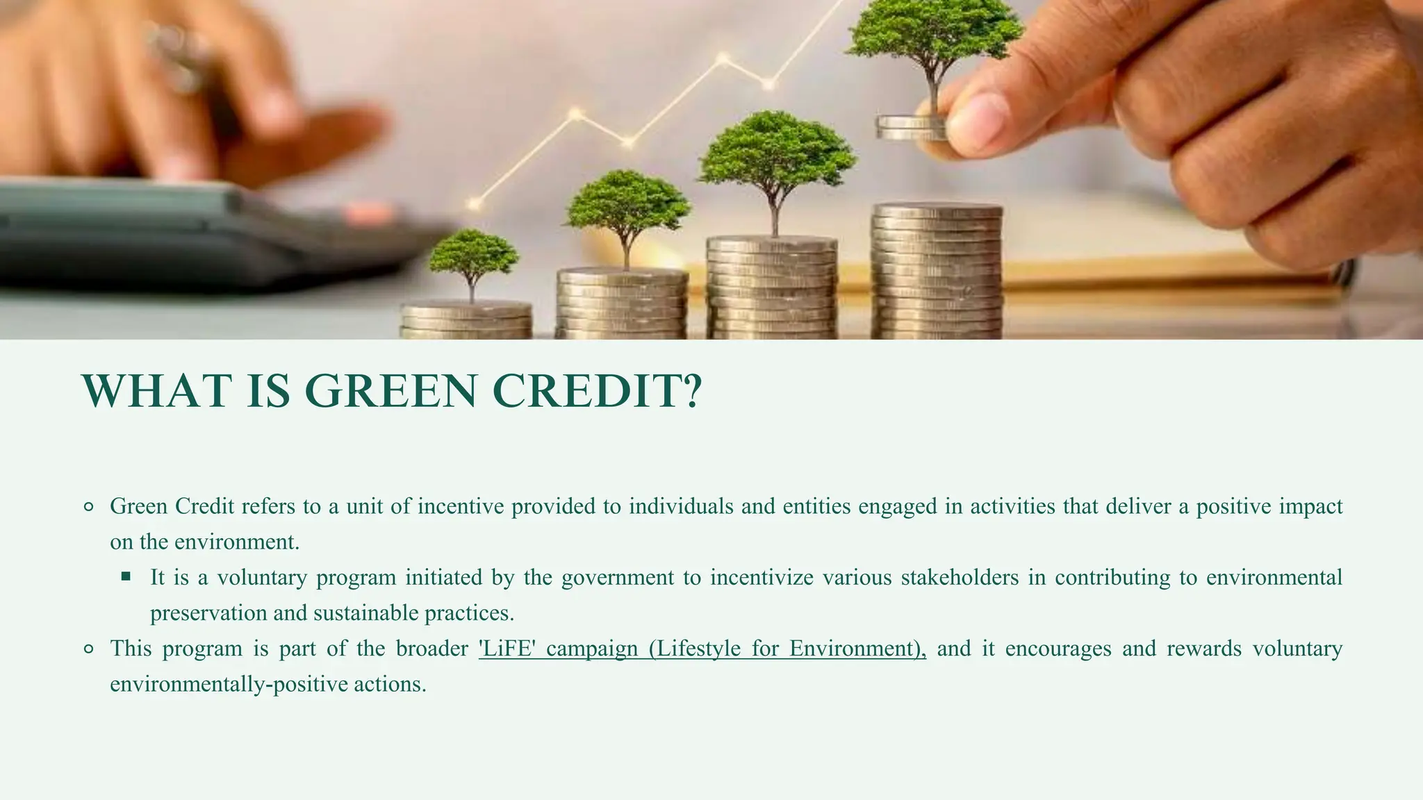 Green Credit by my student of India and way forward | PPTX