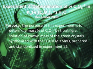 Green Crystal Lab | PPT