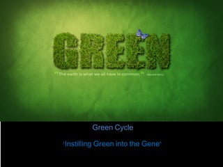 Green Cycle | PPTX